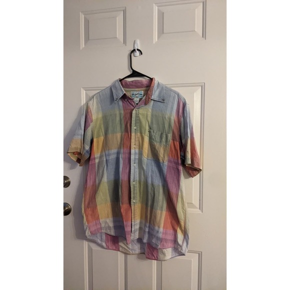 Sears Roebuck | Shirts | Vintage Sears Roebuck Company Pastel Plaid ...